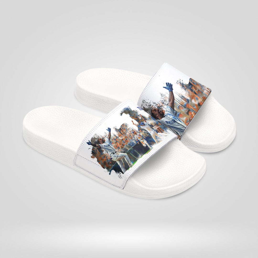 Unisex Vintage Baseball Sandals Custom Baseball Fan Footwear Strappy ...