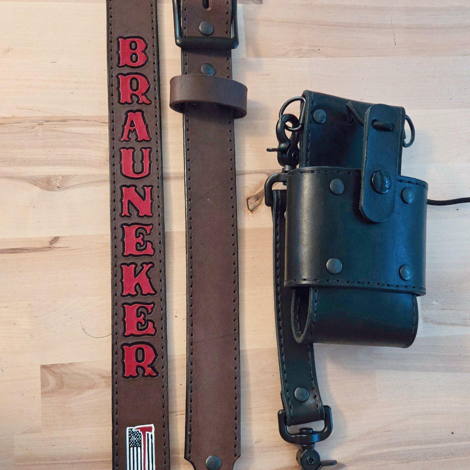 Custom Radio Strap and Holster W/everything Included! New Font!! - Etsy