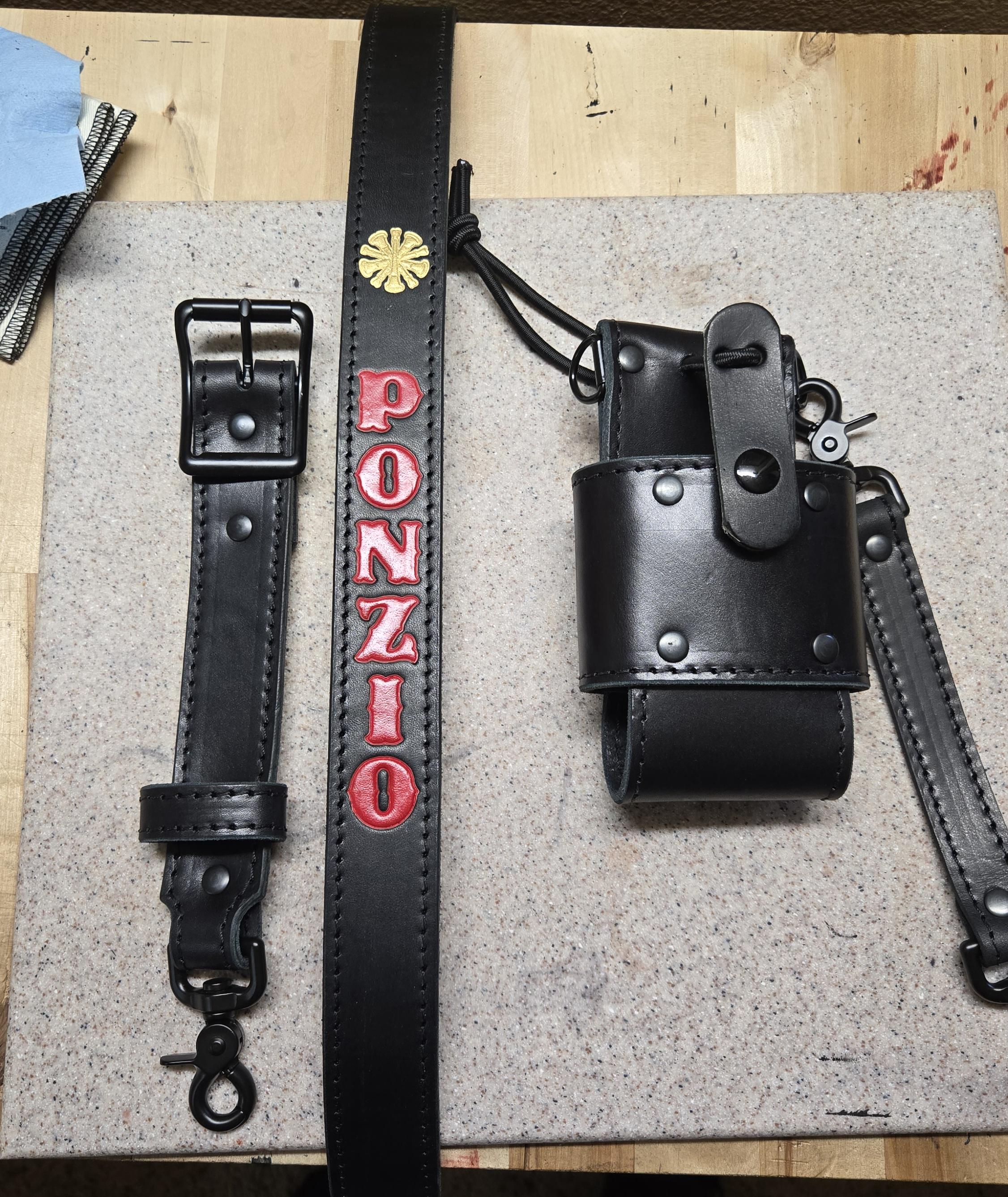 Custom Radio Strap and Holster W/everything Included! New Font!! - Etsy