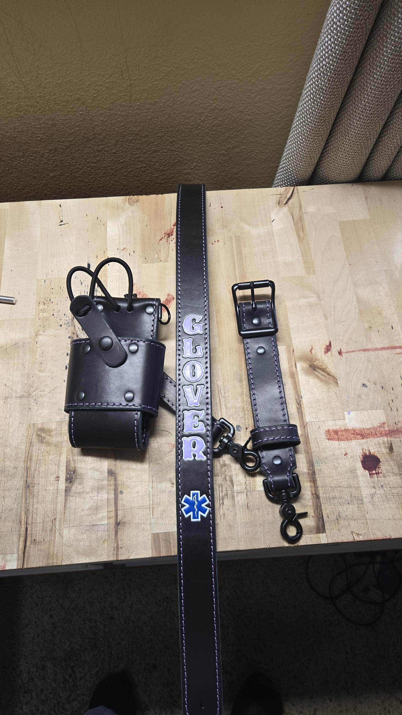 Custom Radio Strap and Holster W/everything Included! New Font!! - Etsy