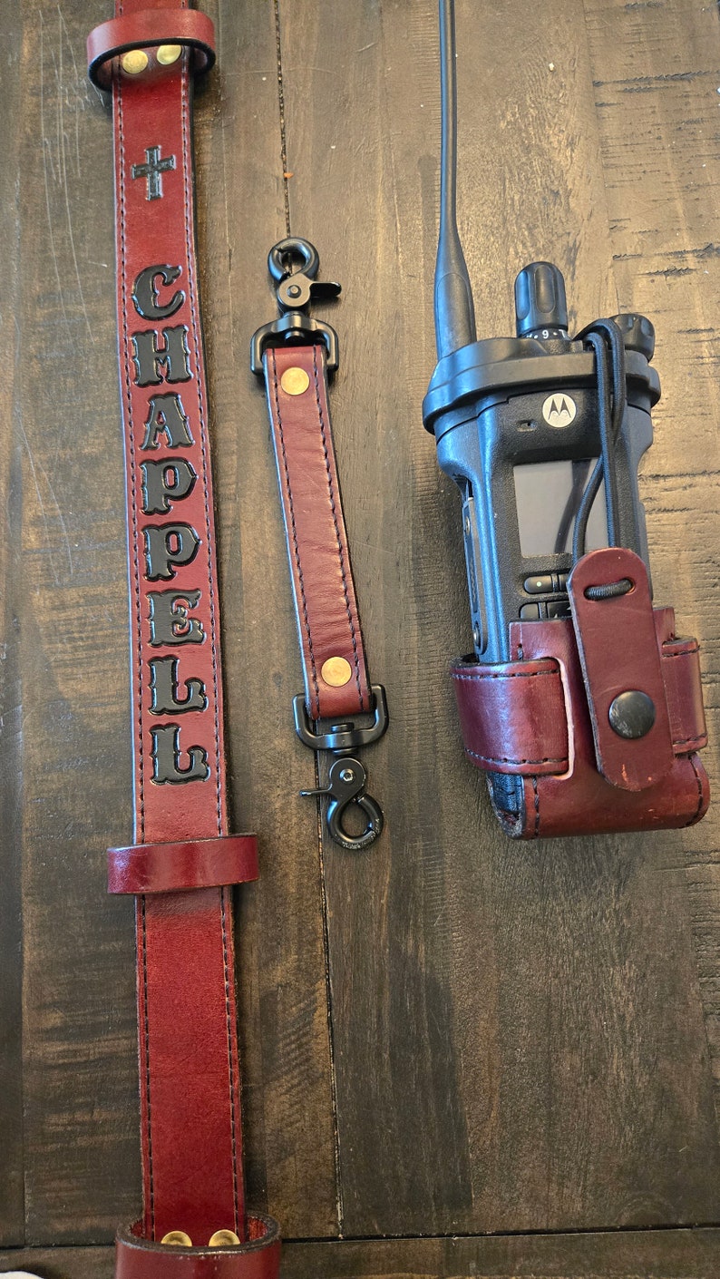 Custom Radio Strap and Holster Everything Included New Font - Etsy
