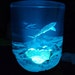 Shark & Turtle LED Lamp Epoxy Resin Cylinder - Wood Home Decor Art ...