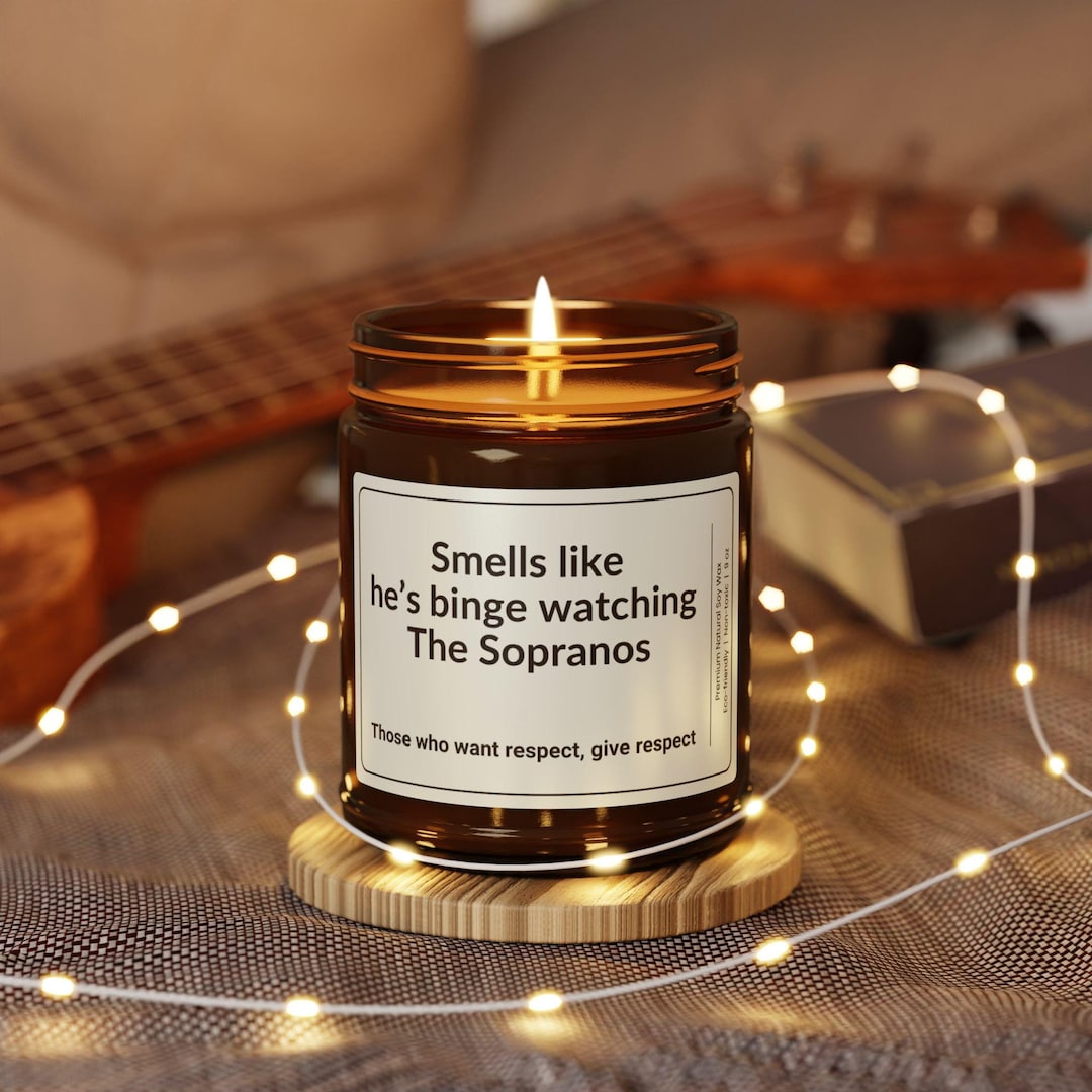Customizable Sopranos Candle Decor, TV Drama Series Natural Candle Gift ...