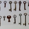 Vintage Ring of Keys, Decoration Keys, Prop Keys, Victorian Style Keys ...