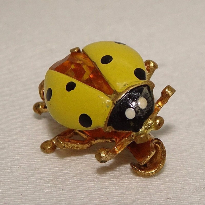 Ladybug Enamel Pin - Etsy