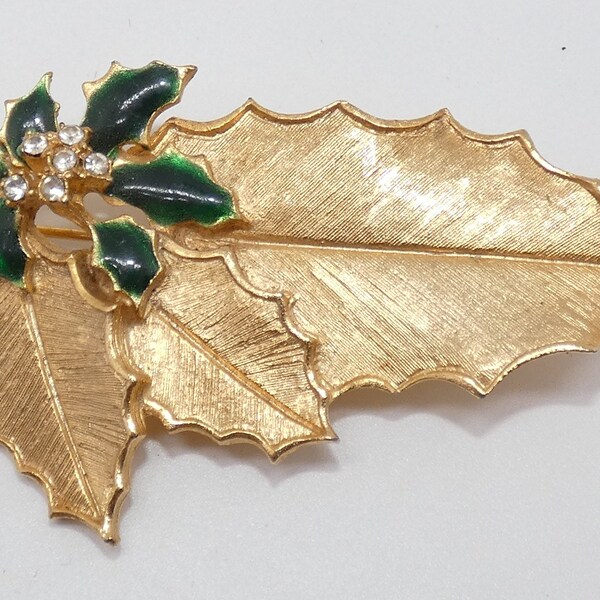 Holly Brooch - Etsy
