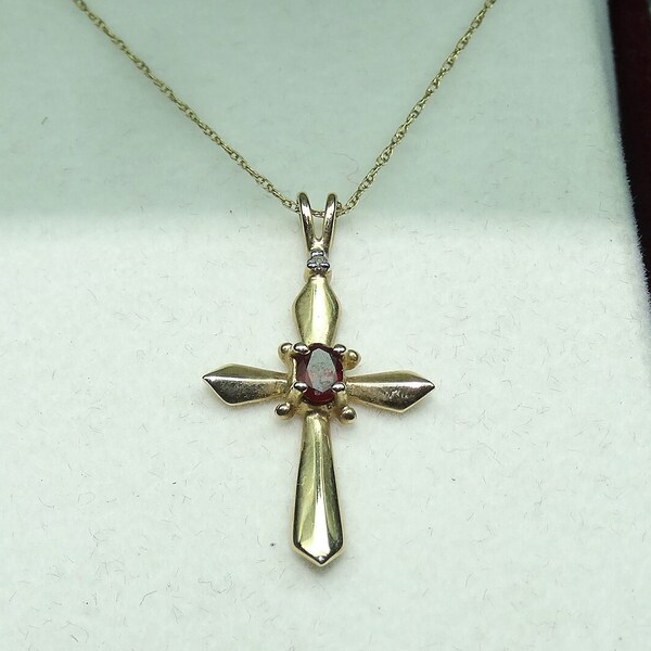 10k Gold Cross - Etsy