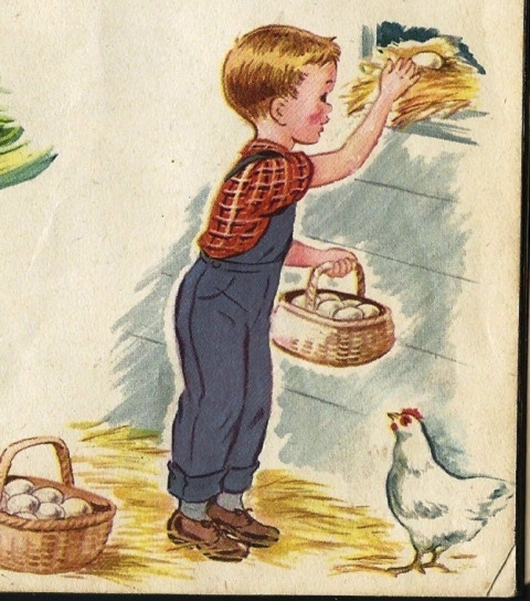 1954 Farm ABC by Patricia Lynn, Illustrations by Gladys Turley Mitchell ...