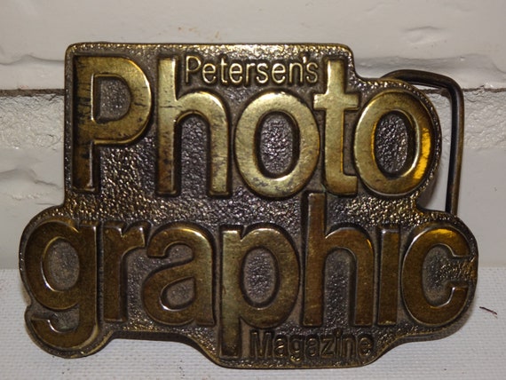 Vintage 1979 Peterson's Photographic Magazine Belt Bu… - Gem