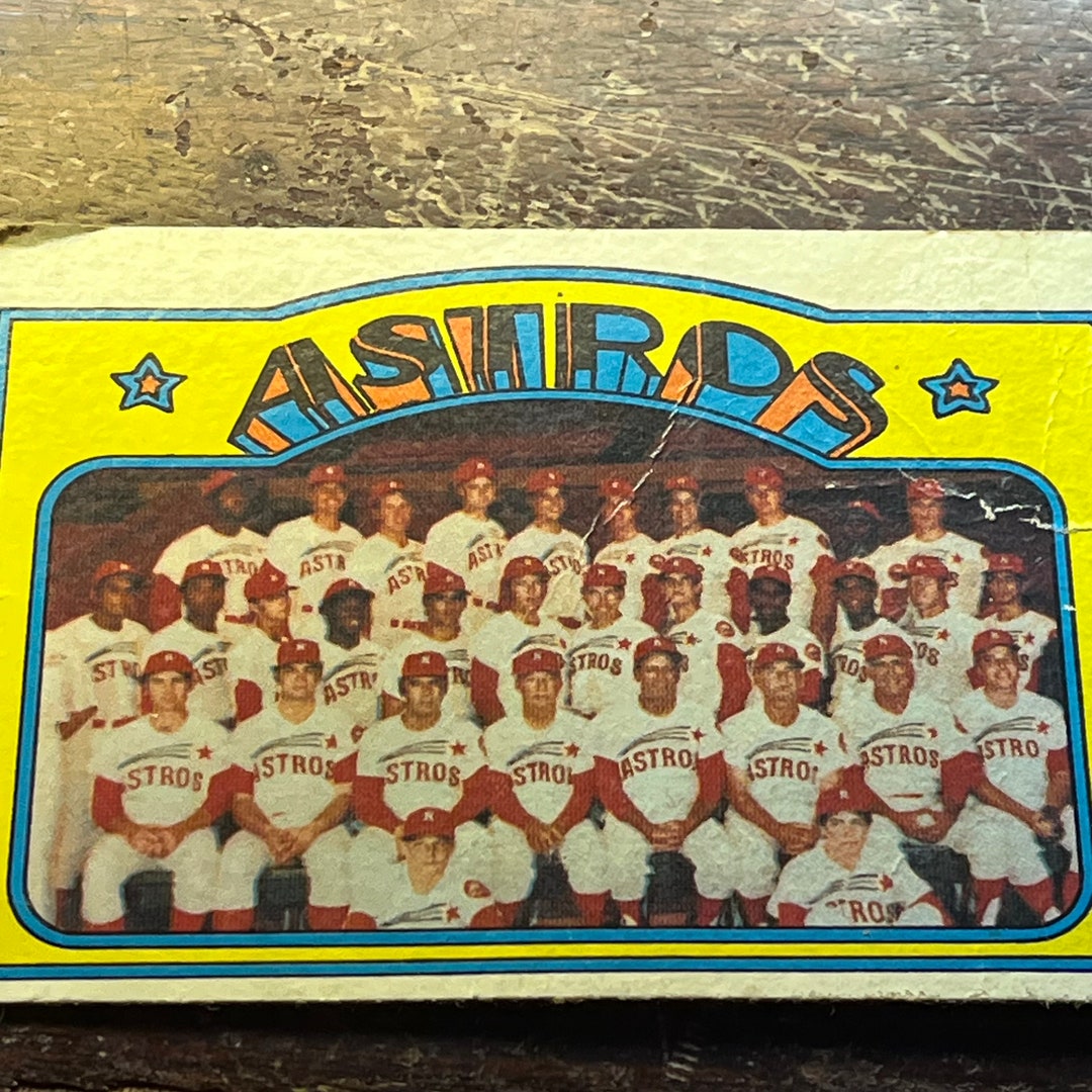 1972 Vintage Astros Team Records 282, Team Baseball Card - Houston ...
