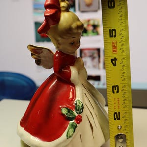 Vintage Josef Christmas Angel Music Box, 1960’s Music Box "the Lords Prayer” Made in Japan ...