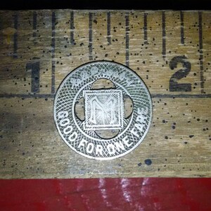 1950's Token Minneapolis ST. RY. CO. Tokens Numismatic Coin Interurban ...