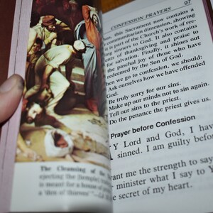 1990 Catholic Book of Prayers Large Print Illustrated Edition Pre-owned, Religious Book - Etsy