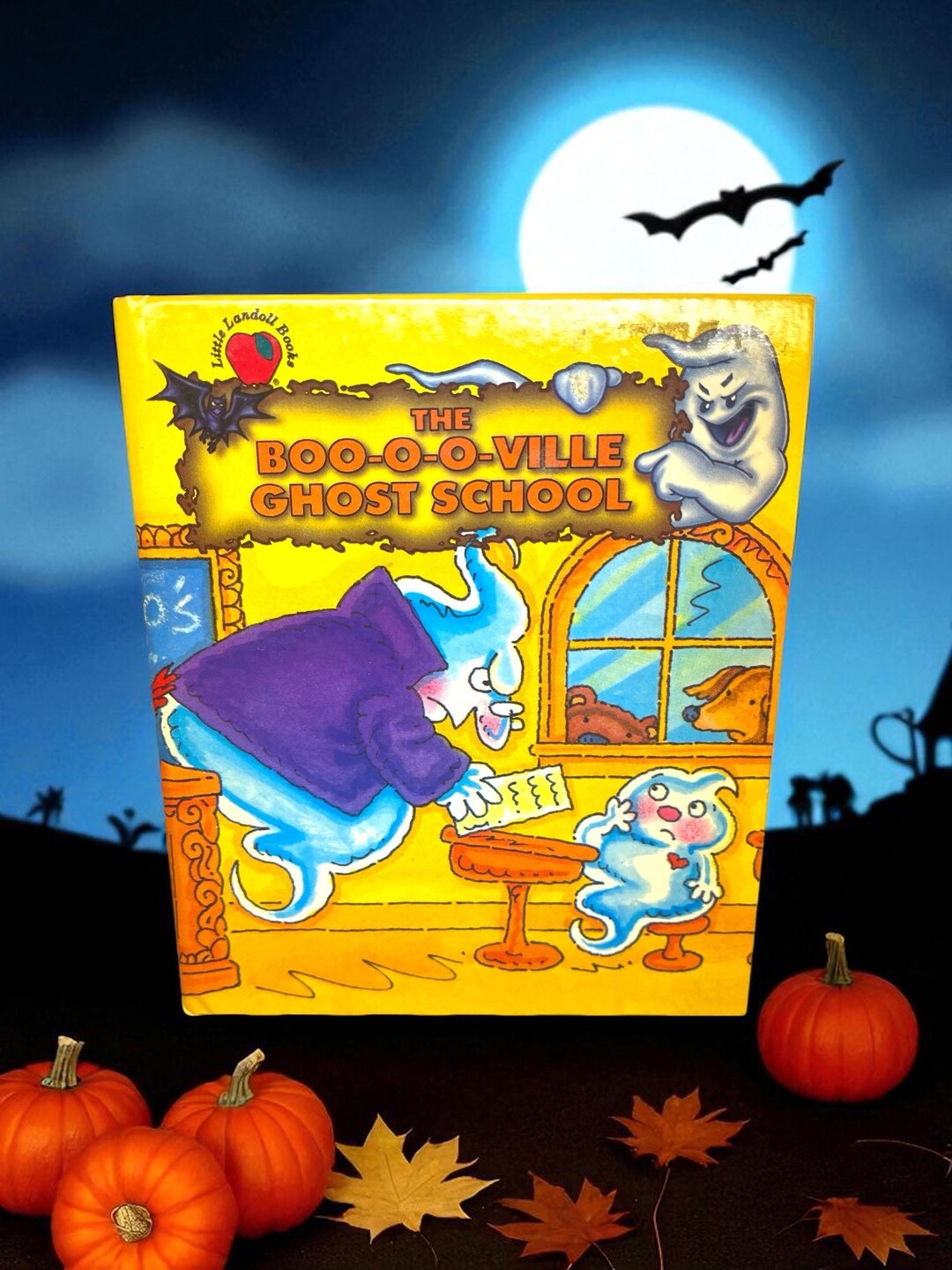 1997 the Boo-o-o-ville Ghost School Childrens Book by Andy Rector - Etsy
