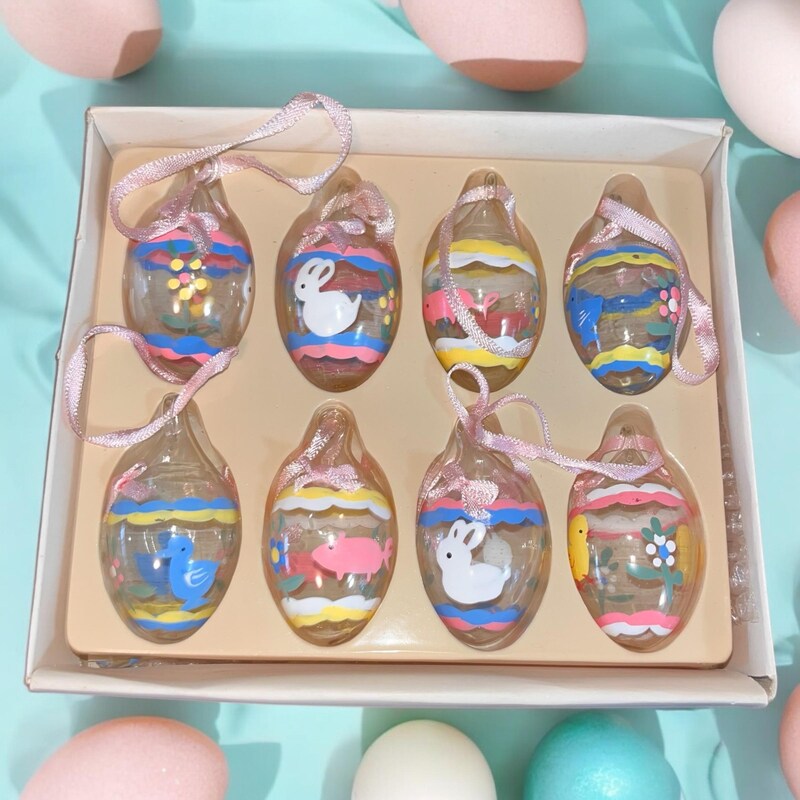 Glass Easter Eggs - Etsy