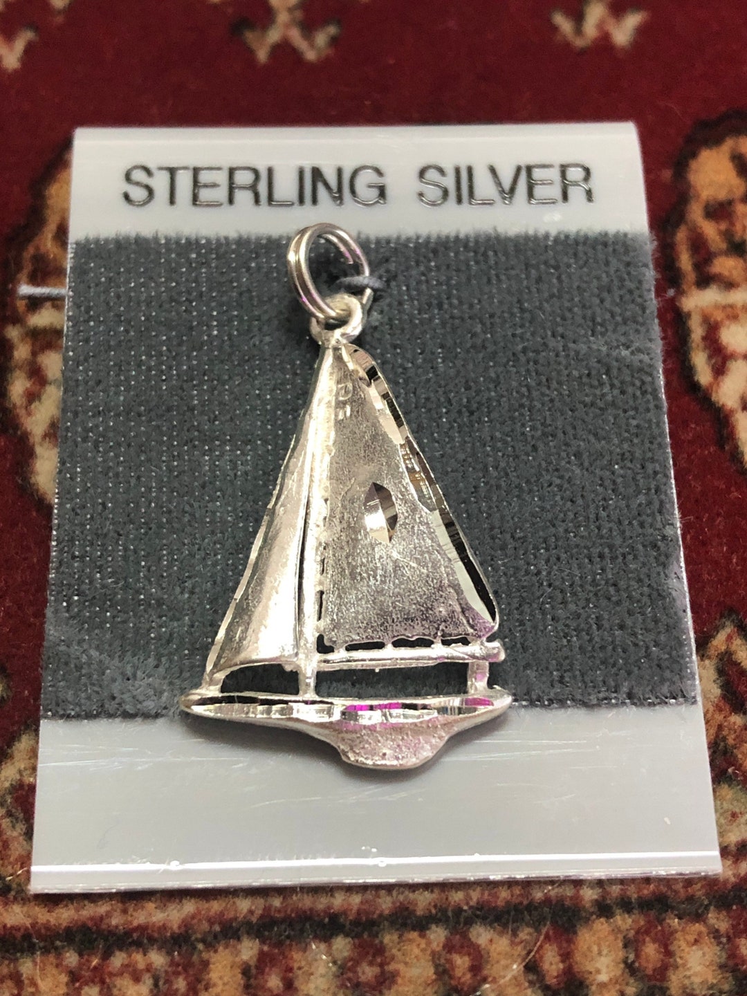 Vintage Sterling 925 Sailboat Charm, Sailing Charm, Boat Charm, 1980's ...
