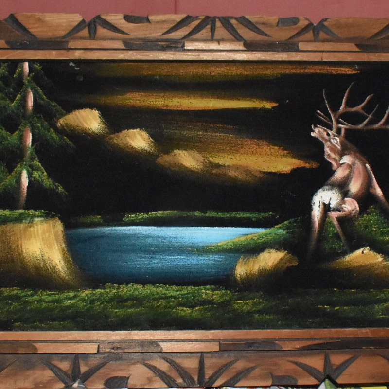 Velvet Painting - Etsy
