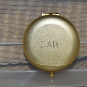 Vintage Estée Lauder Gold Tone Cherub Compact Crystal Rhinestones ...