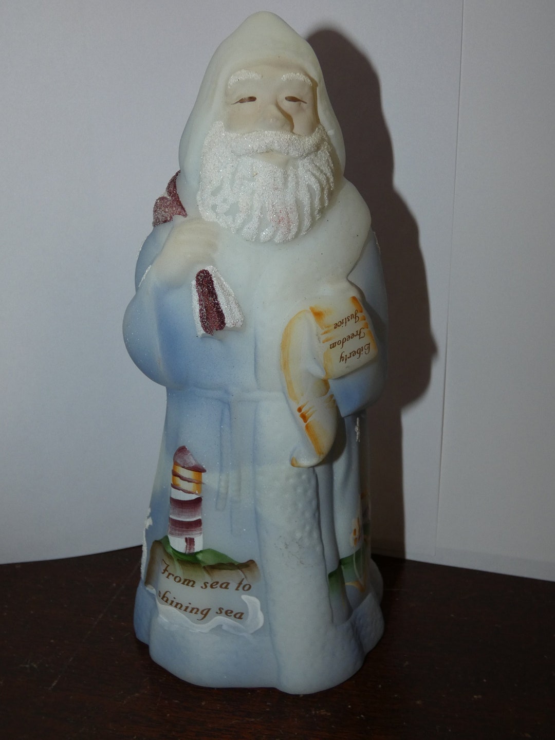 Fenton Santa Clause Limited Edition From Sea to Shining Sea 496 / 1750 ...