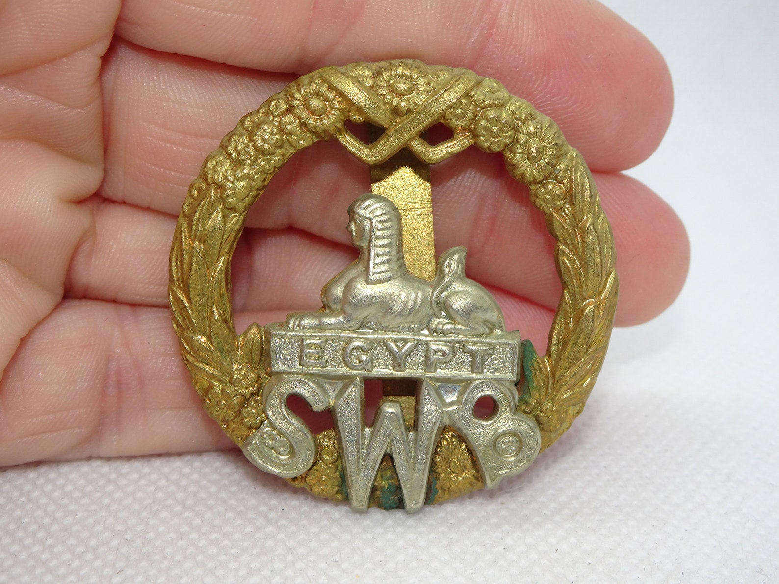South Wales Borderers Egypt SWB Militaria bi-metal - Etsy.de