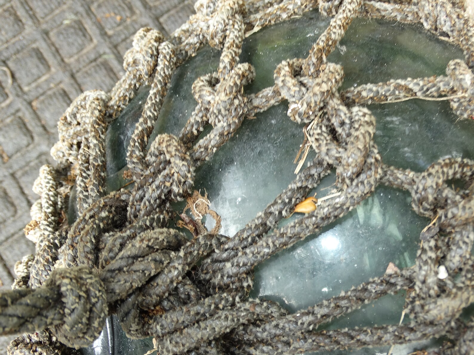 Antique Japanese Fishing Float Fishing Float Buoy Ball Roped - Etsy