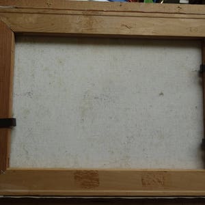 H. Hargrove, Original Oil Painting on Canvas Artist H. Hargrove, Red ...