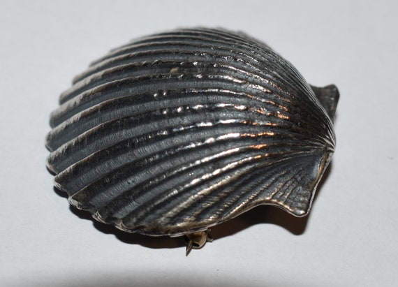 Retired James Avery Large Scallop Shell Brooch, Clam … - Gem