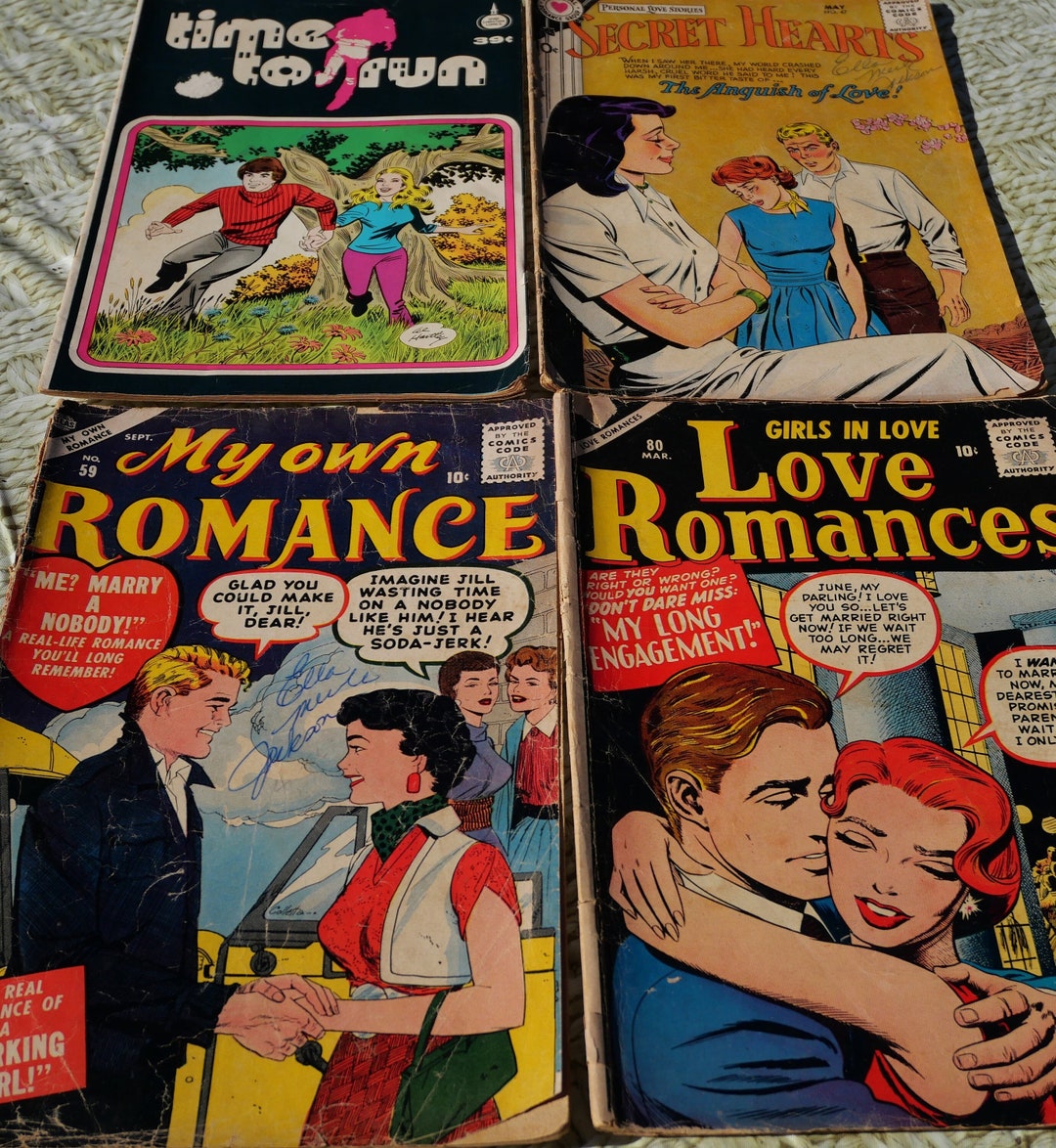 1950's Romantic Comic Stories, Time to Run, Secret Hearts, My Own ...