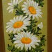 Vintage Small Daisy Oil Painting Signed M.H. Wooten Baytown - Etsy