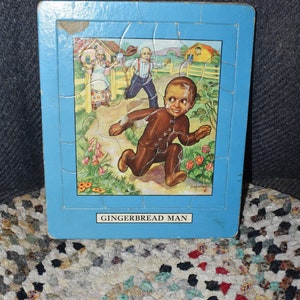 1900s Ginger Bread Man, Gingerbread Man Running Anthropomorphic ...
