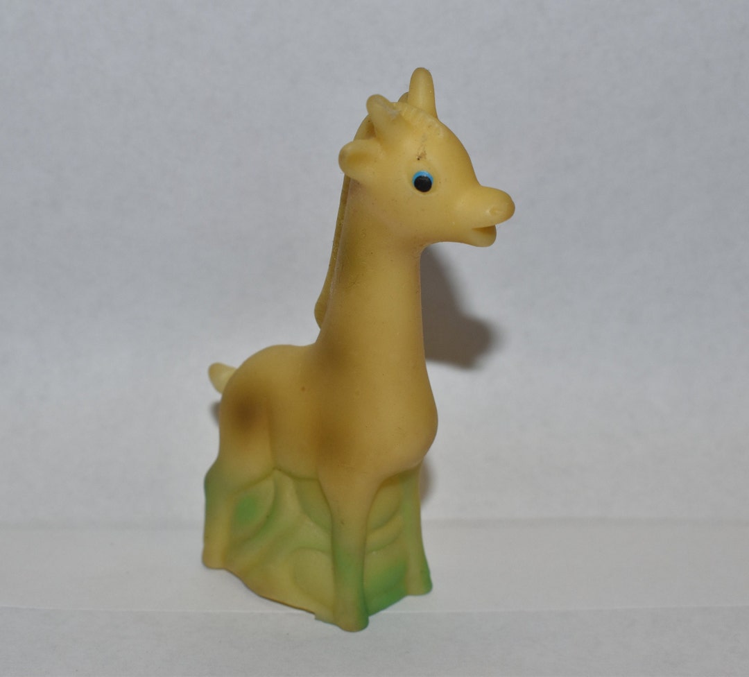 Vintage Mid Century Rubber Giraffe Squeaky Toy - Etsy