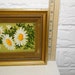 Vintage Small Daisy Oil Painting Signed M.H. Wooten Baytown - Etsy