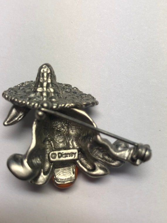 Vintage Gray Pewter Walt Disney Eeyore Brooch, Planti… - Gem