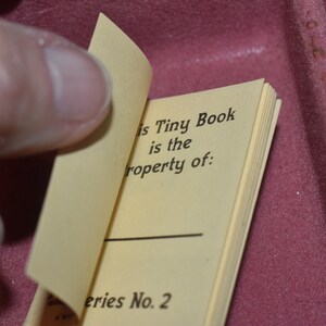 1982 Miniature Doll House little Riddle Book, Mighty Midget Miniature ...