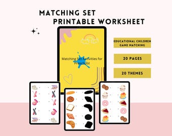 Apple I Spy Matching Game Digital Download Printable Play Based ...