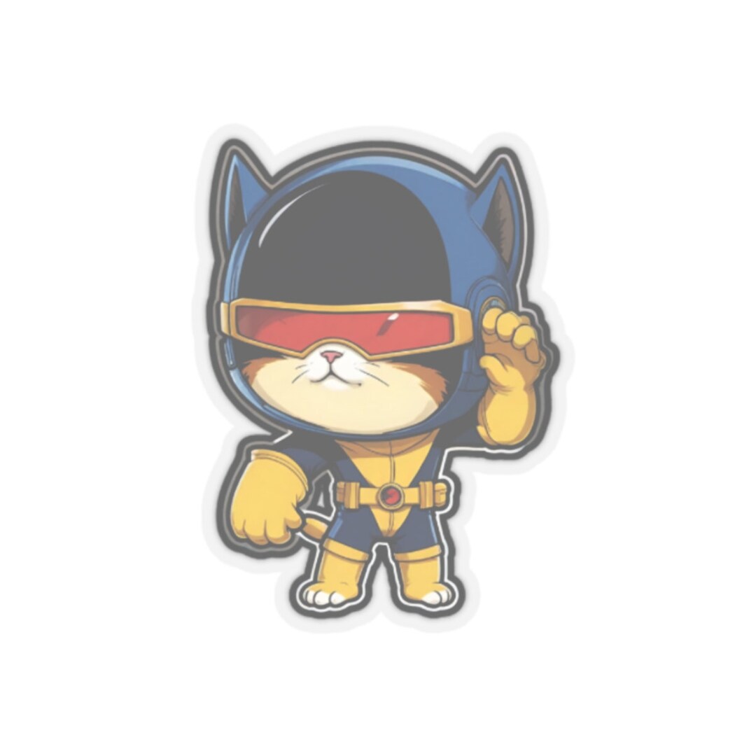 Cat Cyclops X-men Cosplay kiss-cut Stickers - Etsy