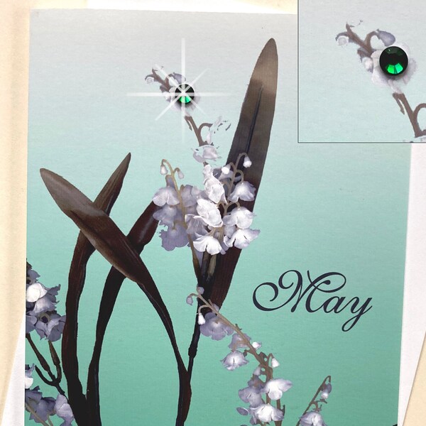 Birth Month Gemstone Birthday Poster 11x17 Digital Download - Etsy