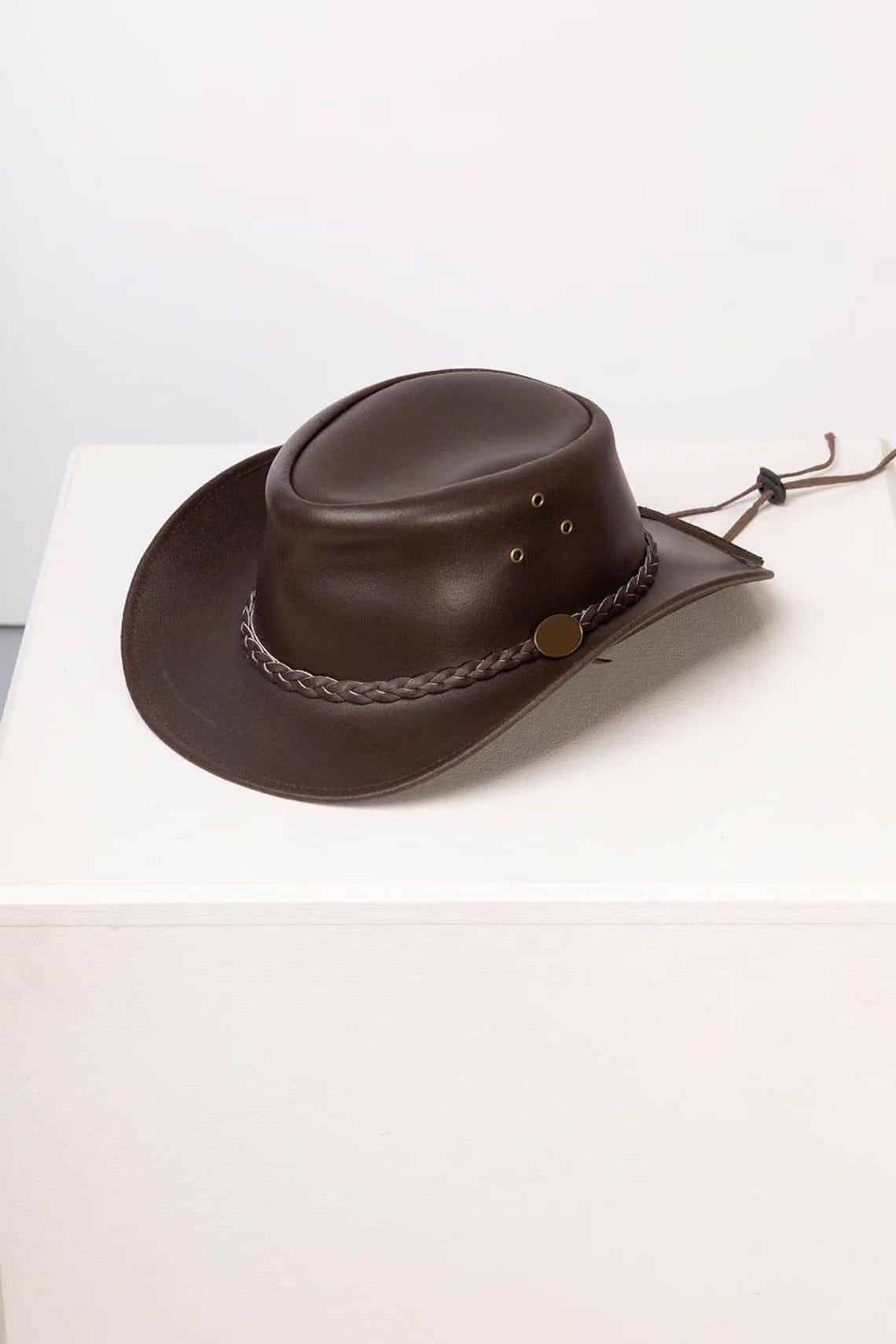 Handmade Leather Hat, Leather Hats, Genuine Leather Hat, Mens Leather ...