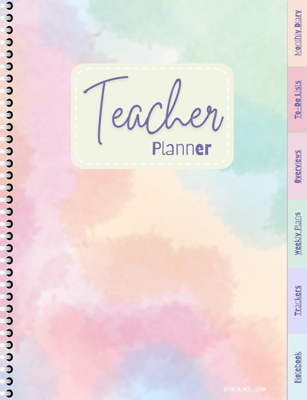 Canva 3 Day Teacher Planner - Digital With Hyperlinks (pastel) - Etsy