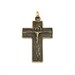 012 · Small Flat Cross #6 · Bronze Pendant by Vojtěška Vlčková - Etsy