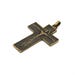 012 · Small Flat Cross #6 · Bronze Pendant by Vojtěška Vlčková - Etsy