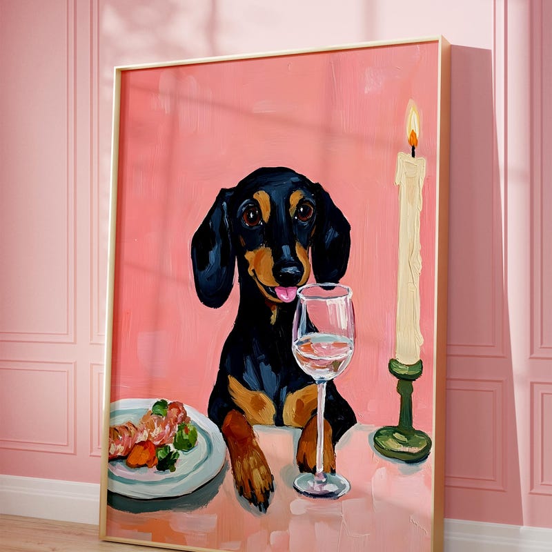 Wiener Dog Art - Etsy