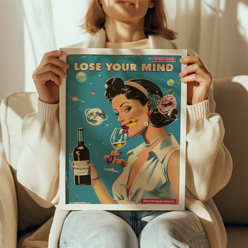 Lose Your Mind Vintage Poster, Lose Your Mind Print, Vintage Music ...