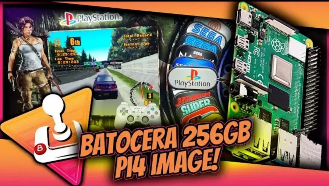Raspberry Pi 4 BATOCERA Bootable Emulator 256GB Micro SD - Etsy