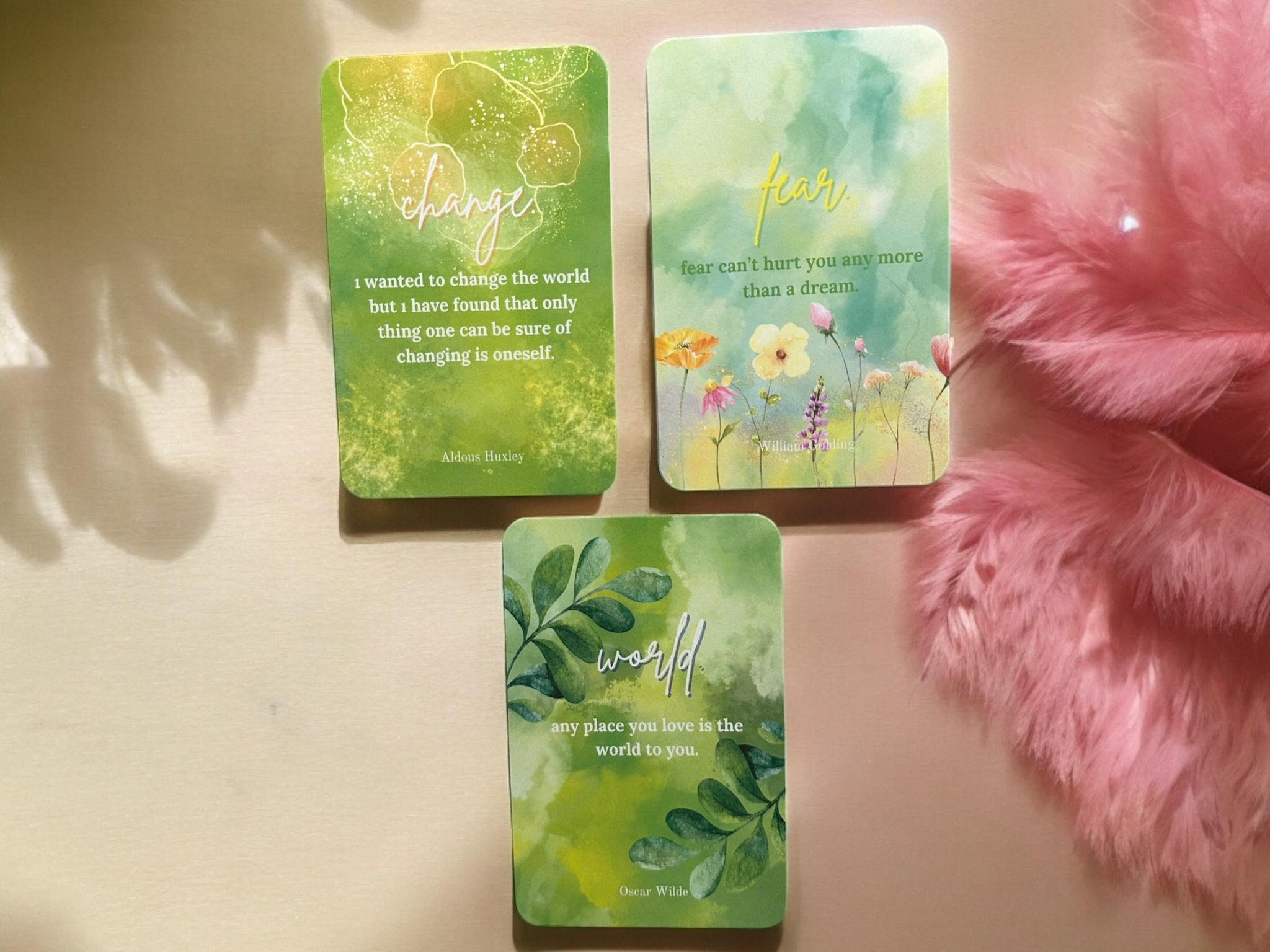 Daily Affirmation Cards, Oracle Deck, Mindfulness Affirmations Deck ...