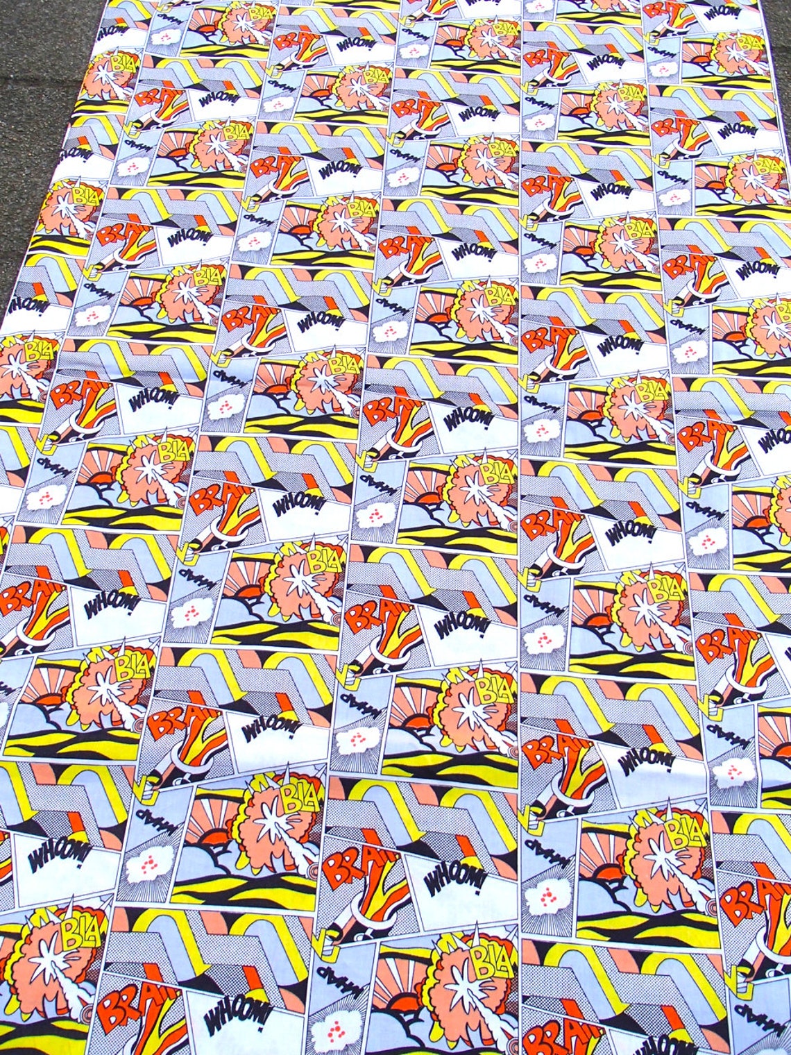 Per Meter: Cartoon Fabric / Vintage Comics Fabric / Popart - Etsy
