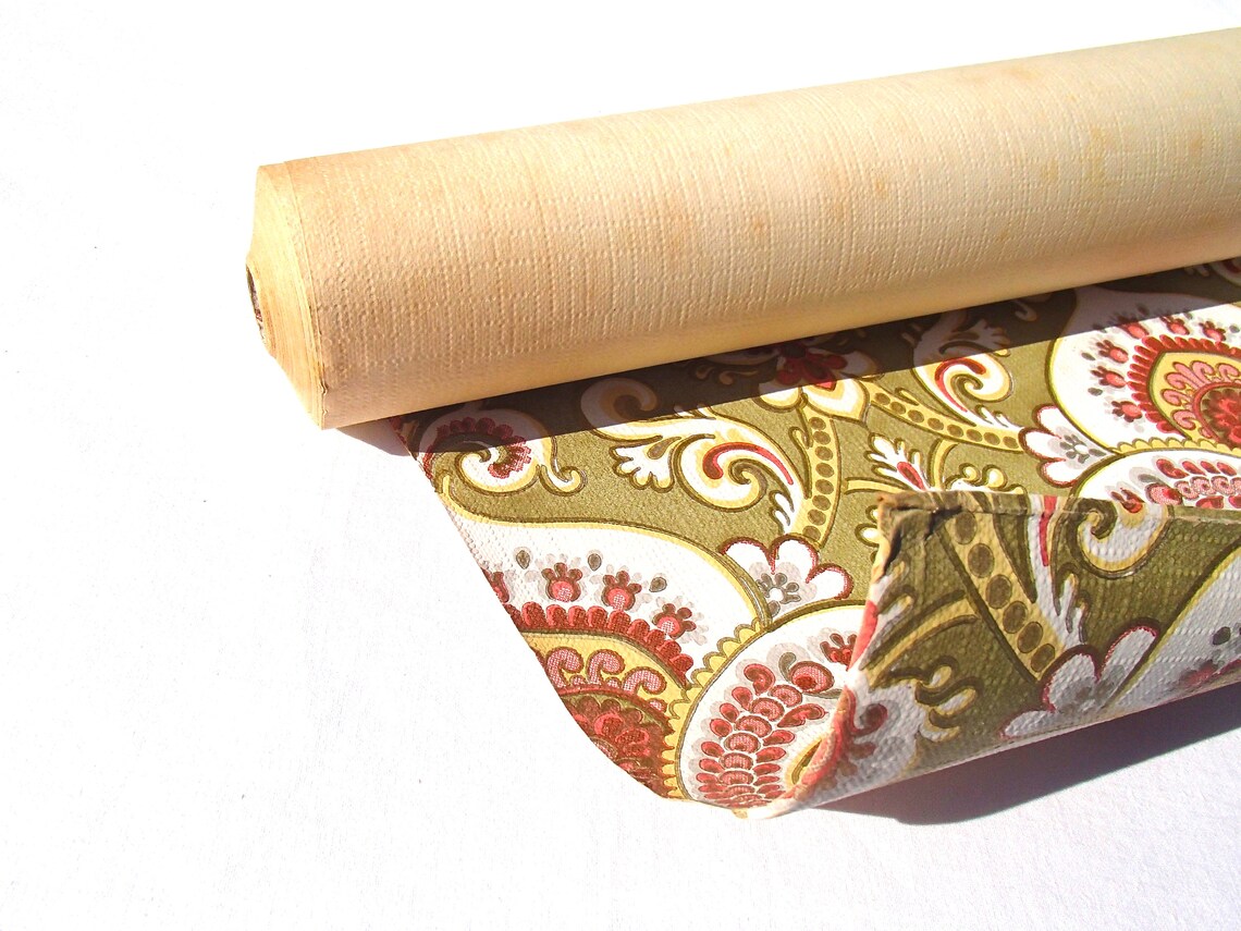 Full Roll of Vintage Wallpaper - Etsy