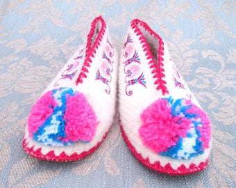 Traditional Greek Slippers / Size 40 - Etsy