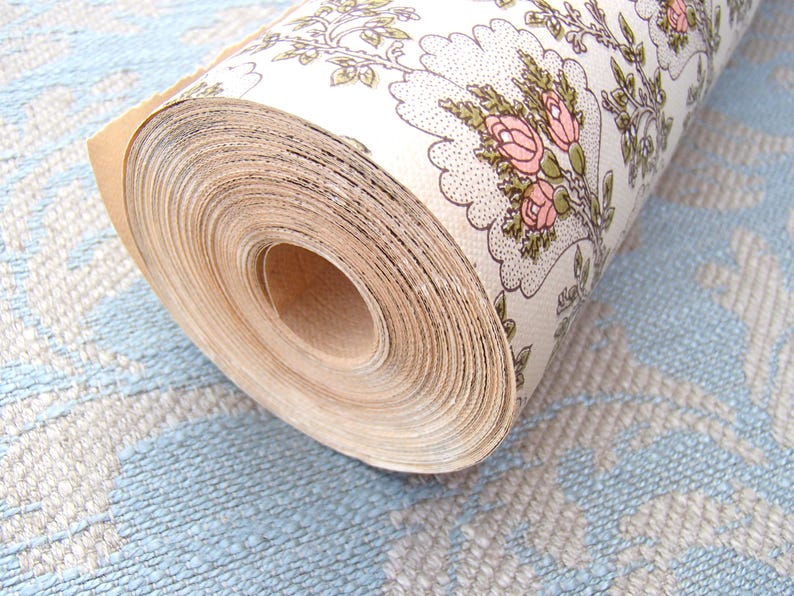 Full Roll Vintage Wallpaper - Etsy