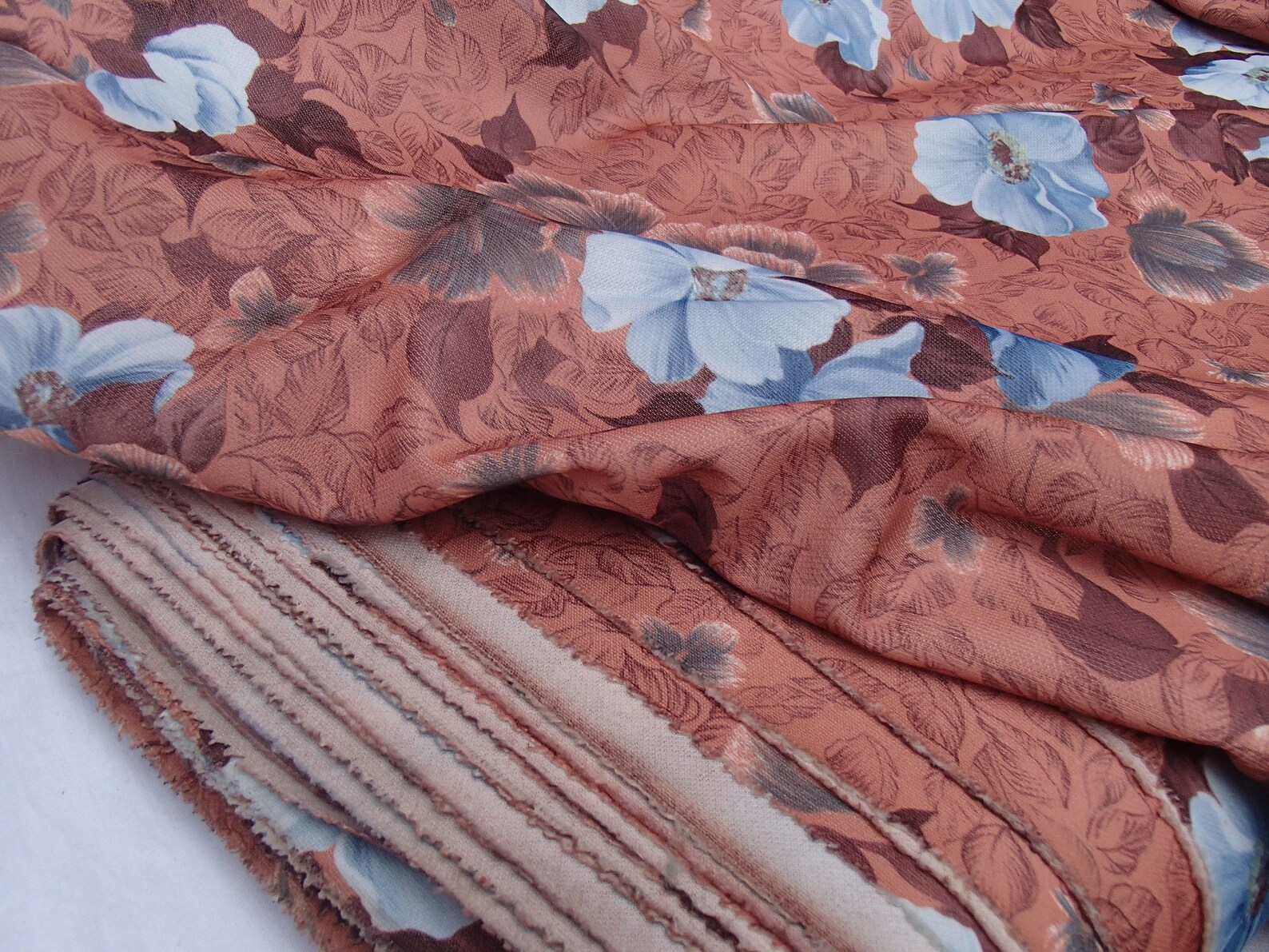 Per Meter: Vintage European Fabric / Original 60s / Flower / - Etsy